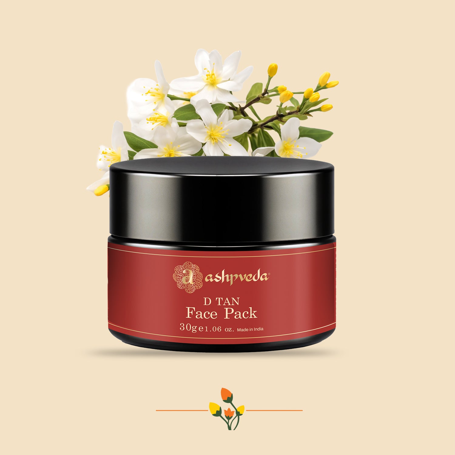 De-Tan Face Pack | Tan Removal & Skin Brightening Face Mask
