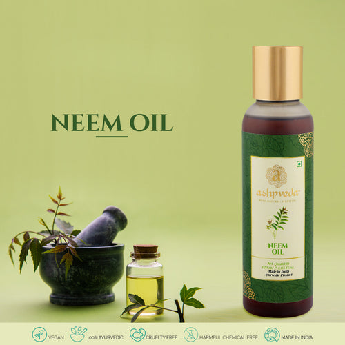 आर्गेनिक नीम आयल - Pure Herbal Neem Oil | Ashpveda
