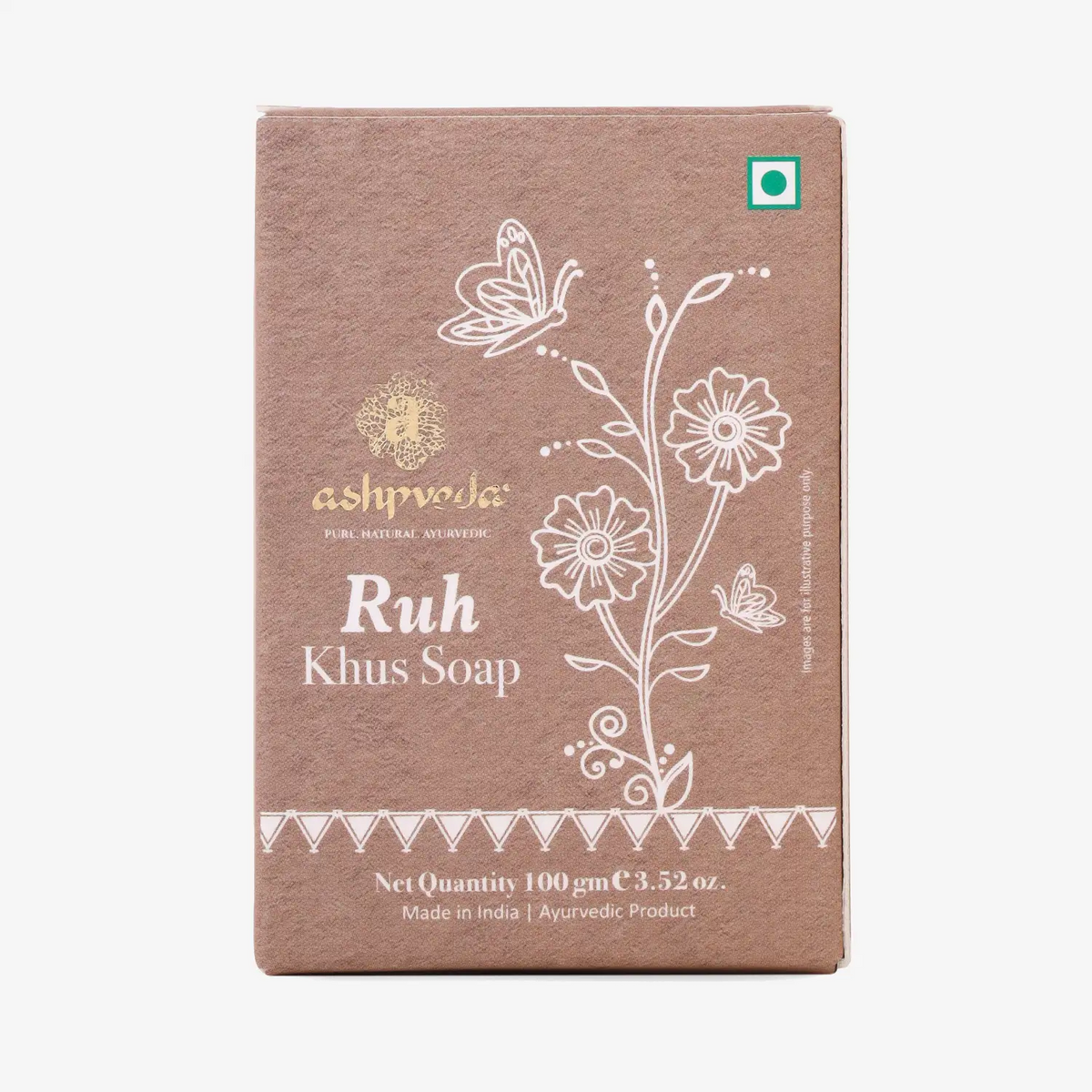 Ayurvedic Khus Bath Soap - Herbal Bathing Bar – Ashpveda